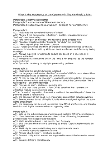 Handmaid's Tales Essay Plans | Teaching Resources