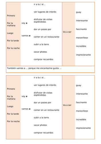 De vacaciones | Teaching Resources