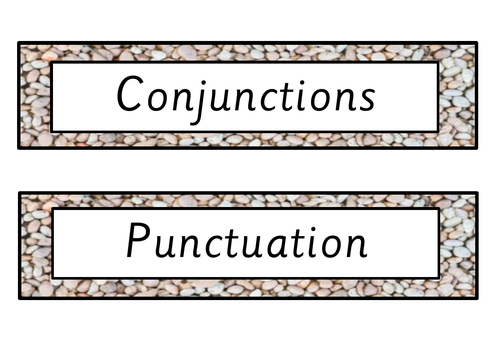 KS1 year 2 English Working Wall Display pack ~ NATURAL THEME~ titles ...