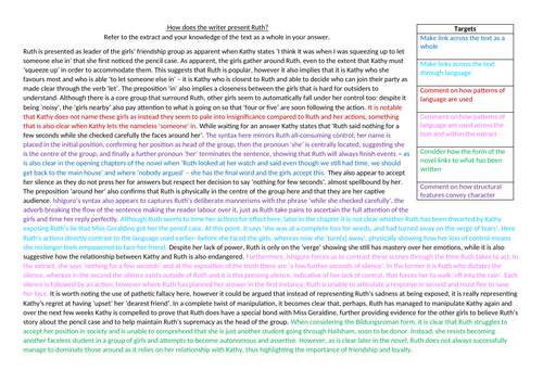 Never Let Me Go - Lessons + Revision Series | Teaching Resources