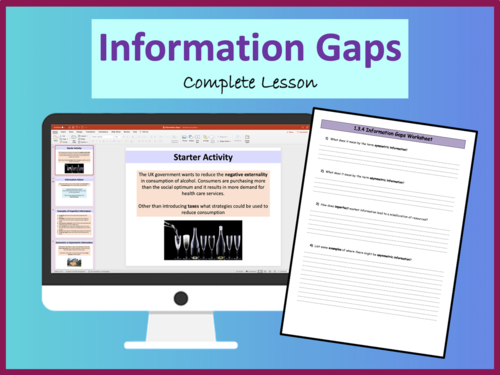 Information Gaps - A level Economics | Teaching Resources