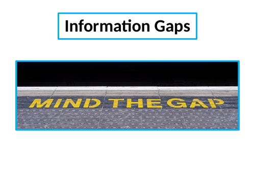 Information Gaps - A level Economics | Teaching Resources