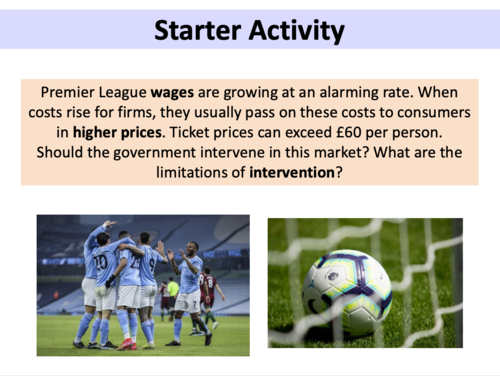 Government Failure - A level Economics | Teaching Resources