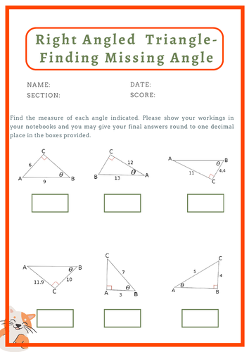 Right Angled Triangle Worksheets | Teaching Resources