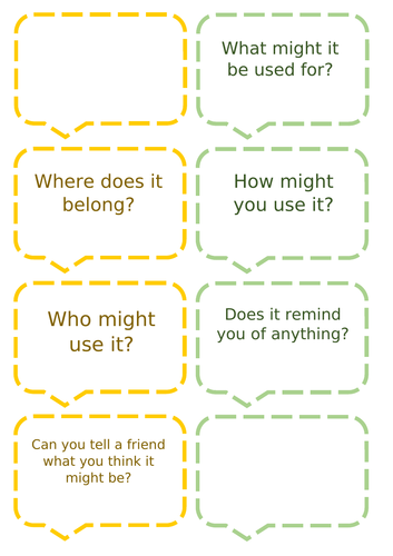 Curiosity Cube Question Cards | Teaching Resources