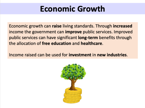 Economic Growth - A level Economics | Teaching Resources