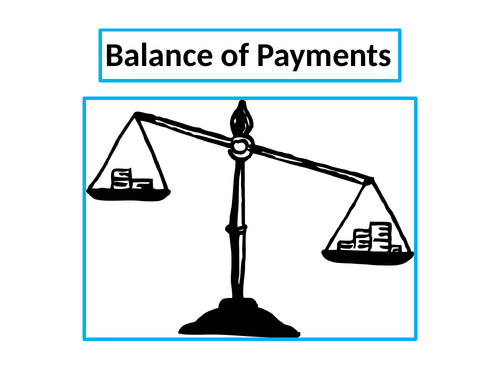 Balance of Payments - A level Economics (Theme 2) | Teaching Resources