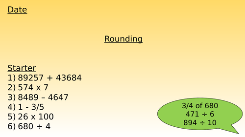 Year 5 Place Value - Rounding to 100,000 | Teaching Resources