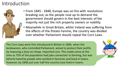 Card Sort - Repeal of the Corn Laws | Teaching Resources