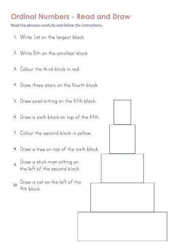 Ordinal Number Teaching and Learning Pack | Teaching Resources