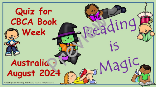 Quiz for CBCA Book Week 2024 | Teaching Resources