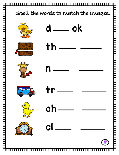 Digraphs practice for the CK sound | Teaching Resources