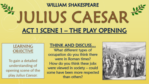 Julius Caesar - William Shakespeare - Lesson Bundle! | Teaching Resources