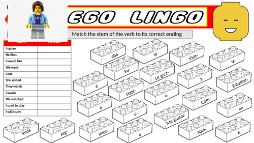 Spanish Lego Lingo | Teaching Resources