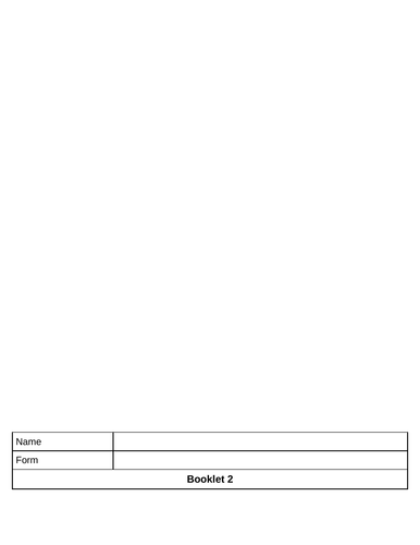 PHSE / Careers booklet - form time - Key stage 4 /5 booklet 2 ...