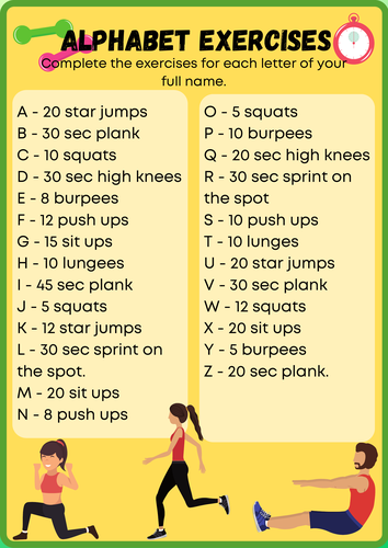 Alphabet Exercises | Teaching Resources