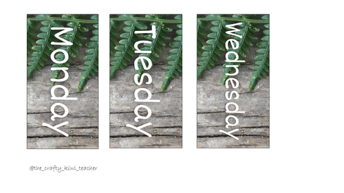 Nature calendar set | Teaching Resources