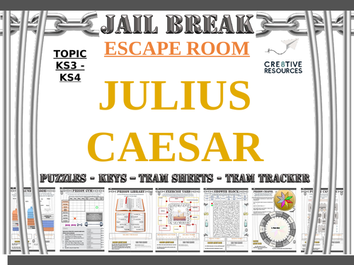 Julius Caesar English Escape Room | Teaching Resources