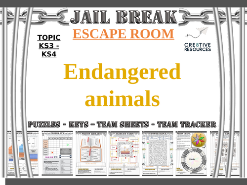 Endangered Animals Escape Room | Teaching Resources