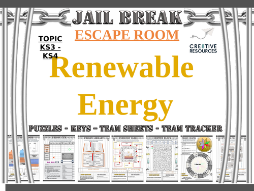 Renewable and Non-renewable Energy Escape Room | Teaching Resources