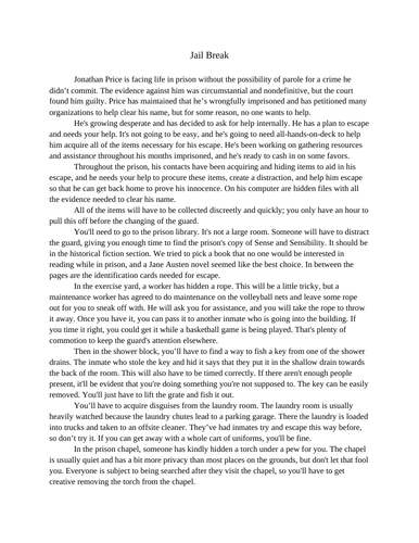 US Prison System Escape Room | Teaching Resources