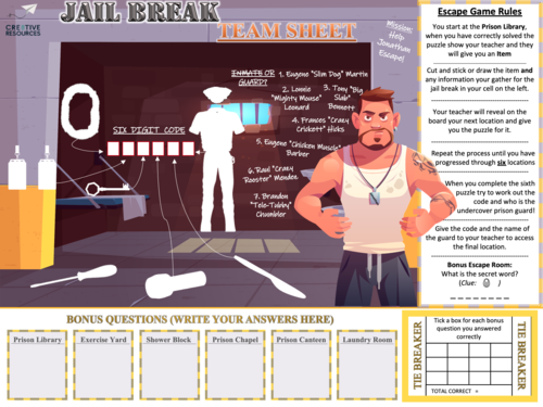 Science Lab Safety Escape Room | Teaching Resources