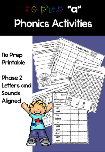Phase 2 Phonics a activities | Teaching Resources