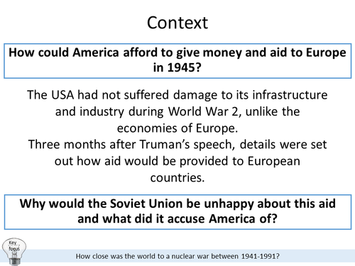 Marshall Plan | Teaching Resources