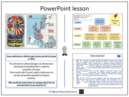 Marshall Plan Cold War | Teaching Resources