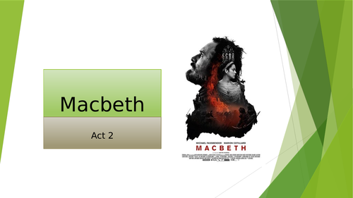 'Macbeth' Act 2 | Teaching Resources
