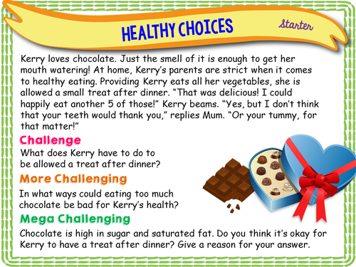 Healthy Choices KS2 | Teaching Resources