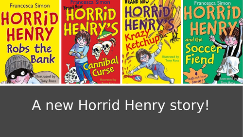 Horrid Henry creative writing | Teaching Resources