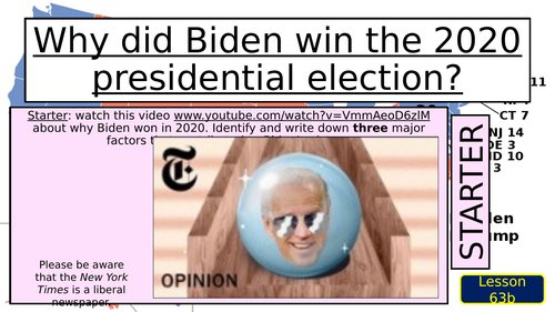 Edexcel A Level USA Politics Lessons 23-24 (Elections 2016 & 2020 ...