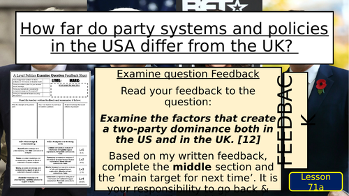 Edexcel A Level USA Politics Lessons 43-46 (Comparative politics ...