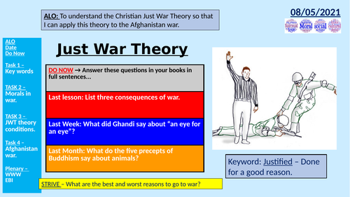 Just war theory | Teaching Resources