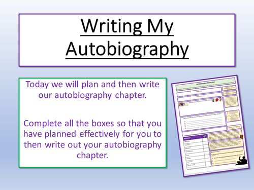 Autobiography Planning | Teaching Resources