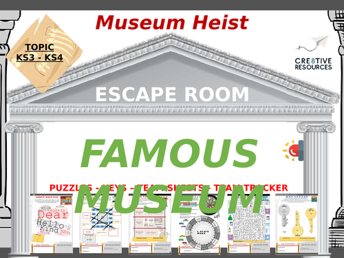 Famous Museums Escape Room | Teaching Resources