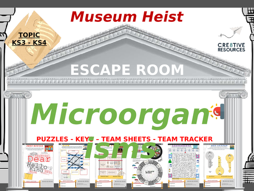 Microorganisms Science KS3 Escape Room | Teaching Resources