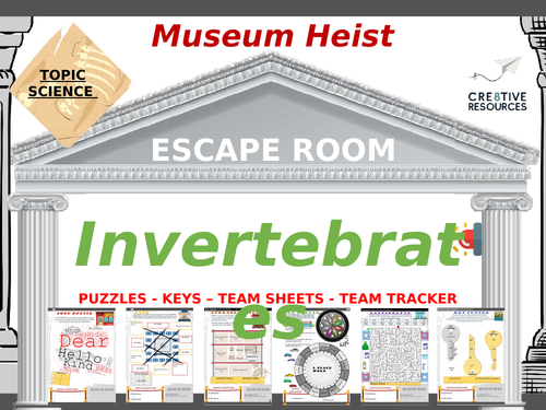 Invertebrates Science Escape Room | Teaching Resources
