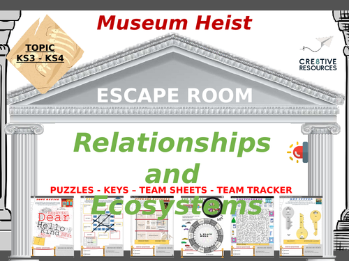Relationships and Ecosystems Science Escape Room | Teaching Resources