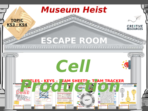 Cell Production Science Escape Room | Teaching Resources