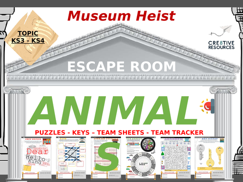 Animals Escape Room | Teaching Resources