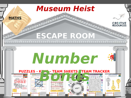 Number Bonds Maths Escape Room | Teaching Resources