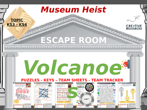 Volcanoes Escape Room | Teaching Resources