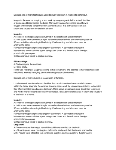 IB Psychology ERQ Plans for ALL Biological | Teaching Resources IB Psychology ERQ Plans for ALL Biological | Teaching Resources
