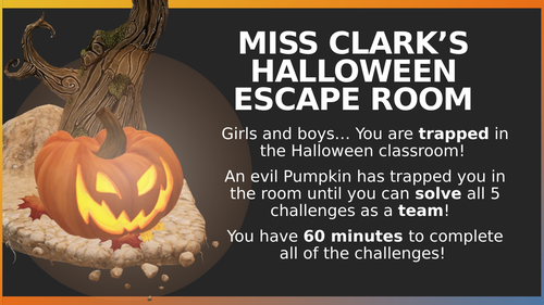 Halloween Escape Room | Teaching Resources