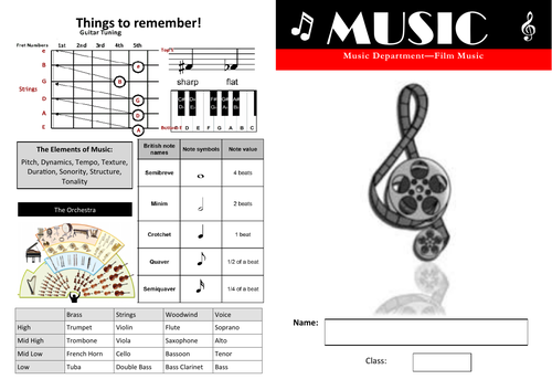Film Music SOW KS3 Music PowerPoints, booklets, activities | Teaching ...