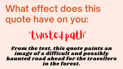 Effect on the Reader | Quotes with examples GCSE / IGCSE English ...