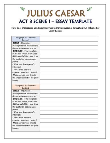 Julius Caesar - William Shakespeare - Act 3 Scene 1 - The Assassination ...