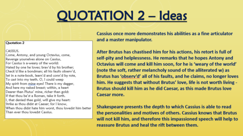 Julius Caesar - William Shakespeare - Act 4 Scene 3 - The Ghost of ...